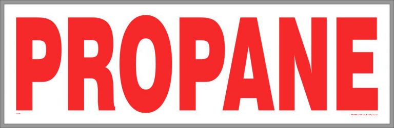 24 Propane Sticker for Labeling Your Large Propane Tank